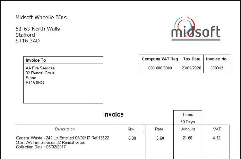 Trade Waste Software - Midsoft