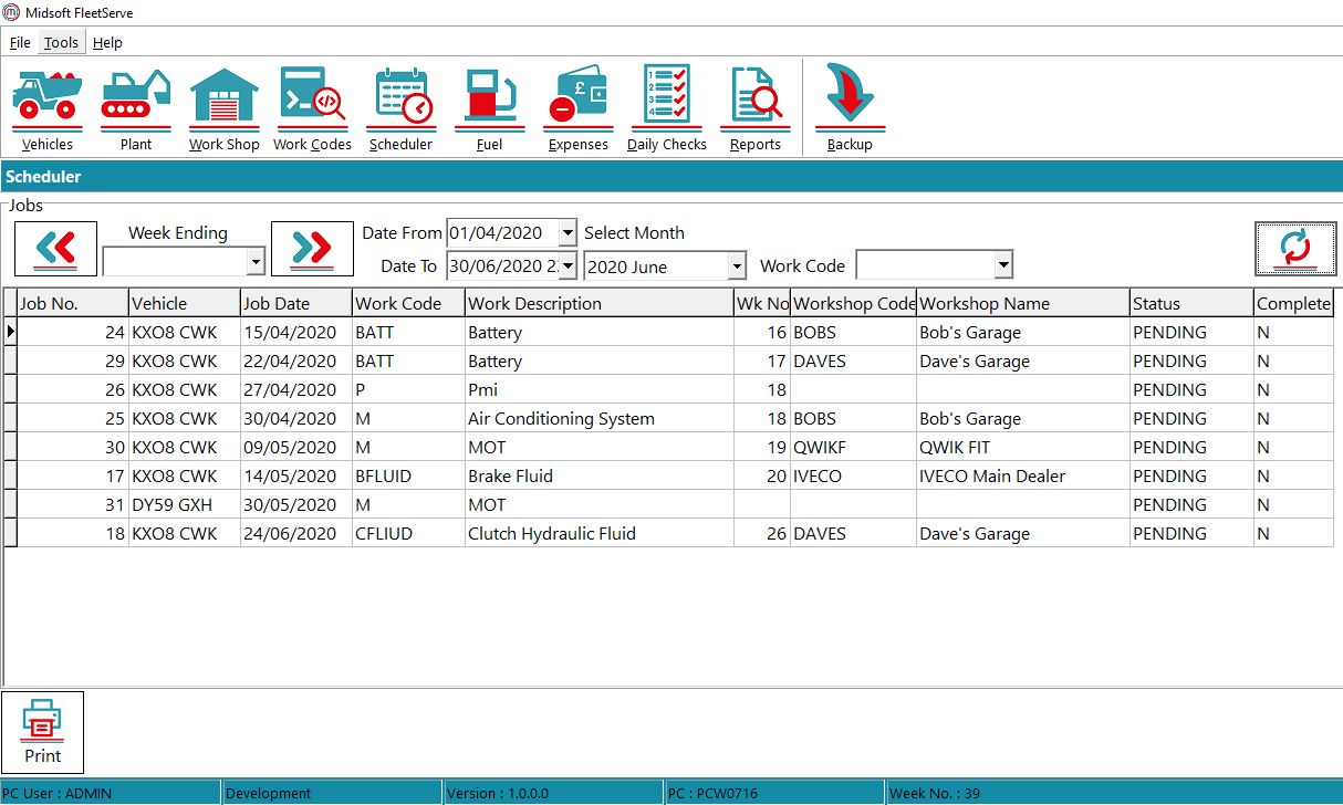 Fleet Management Software - Midsoft